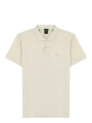 BOSS Polo With Logo - Beige