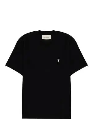 Ami T-shirt With Logo - Black