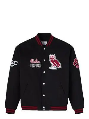 OVO X Ncaa South Carolina Gamecocks Varsity Jacket - Black