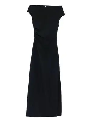 P.a.r.o.s.h Off-shoulder Maxi Dress - Blue