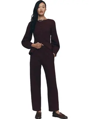 ALIGNE Ponte High-Rise Trousers