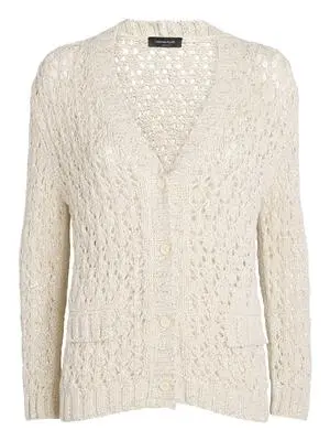 FABIANA FILIPPI Fabiana Filippi Open-Work Sequined Cardigan