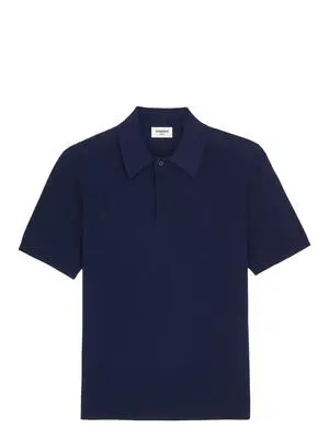 Saint Laurent Cotton Polo Shirt - Blue
