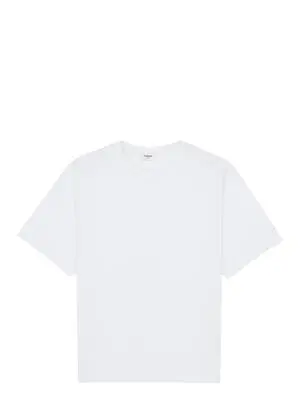 Saint Laurent Cotton Cassandre Oversized T-shirt - Nude