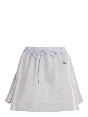 VIVIENNE WESTWOOD Cotton Cheerleader Mini Skirt - Grey
