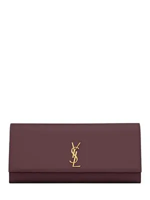 Saint Laurent Kate Clutch With Chain - Burgundy