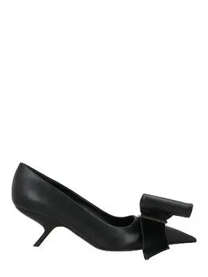 FERRAGAMO Erica 55 Lambskin Pumps - Black