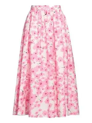 MSGM Midi Cotton Skirt - Pink