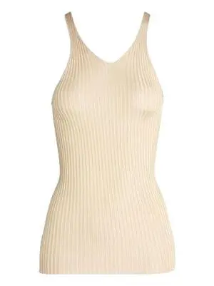 Giorgio Armani Silk Tank Top - Beige