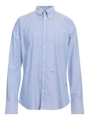 Dsquared2 Shirt Azure Size Cotton - Blue