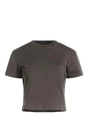 MUGLER T-shirt In Cotton Jersey - Grey