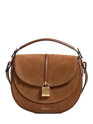 DEMELLIER Siena Saddle Bag - Deep Tan/tan