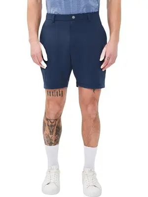 REDVANLY Hanover 7.5" Pull-on Shorts - Navy
