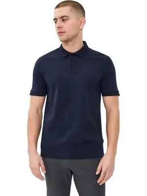 BOSS Parlay Short Sleeve Polo - Dark Blue