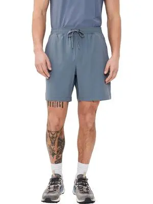 RHONE Pursuit Unlined 7 Shorts - Shale Blue
