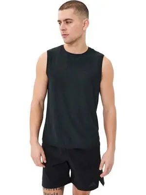 Beyond Yoga Featherweight Freeflo Muscle Tank 2.0 - Darkest Night