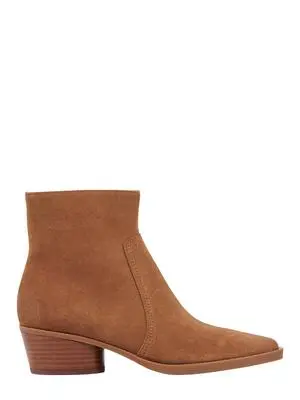 DOLCEVITA Fahari H2o Wide Booties - Brown Suede