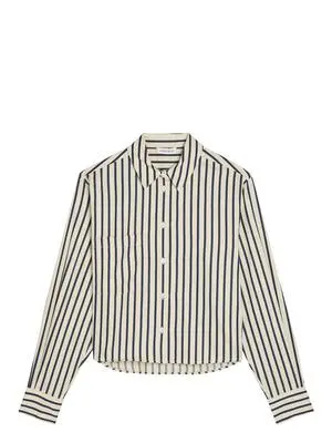 ANINE BING Striped Cotton Essie Shirt