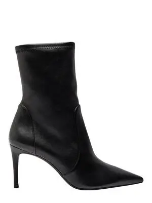 STUART WEITZMAN Power 75 Leather Mid-calf Boots - Black
