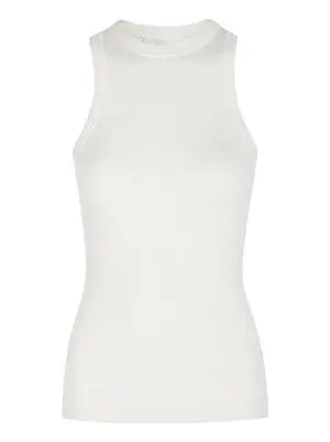 LISA YANG Amaya Ribbed Cotton And Cashmere-Blend Tank Top