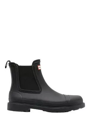Hunter Commando Chelsea Boots - Black