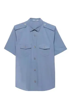 Prada Cotton Poplin Shirt - Blue