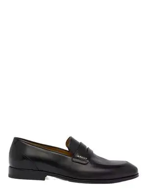 Bally Regent Leather Loafers - Black