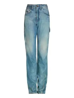 MAISON MARGIELA Button-fastening Straight-leg Jeans - Blue