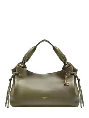 LANCEL Top Handle Bag With Tie Detail - Green