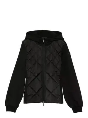 Moncler Quilted Hooded Jacket - Black