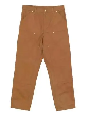 Carhartt Work In Progress Logo-patch Trousers - Brown