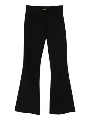 Versace Flared Trousers - Black