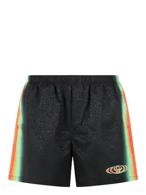 Casablanca Monogram Swimming Shorts - Black