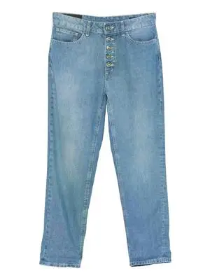 DONDUP Buttoned Denim Jeans - Blue