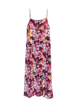 Iceberg Floral Print Dress - Red