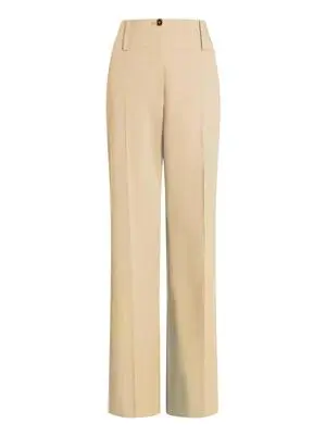 Patou Belt-loops Straight Leg Trousers - Neutrals