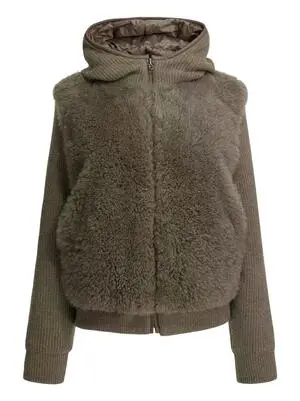 CAMÉLIA Hooded Padded Jacket - Grey