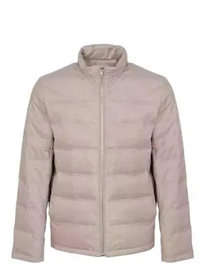 YVES SALOMON Padded Jacket - Grey