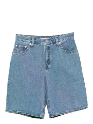 LEVI'S Logo-patch Denim Shorts - Blue