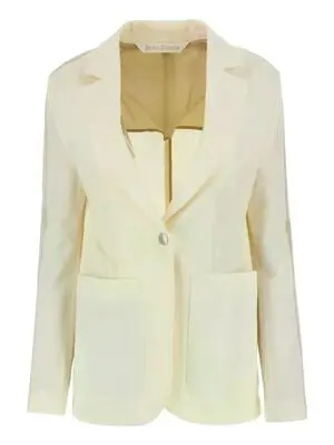 Palm Angels Side-stripe Blazer - Neutrals