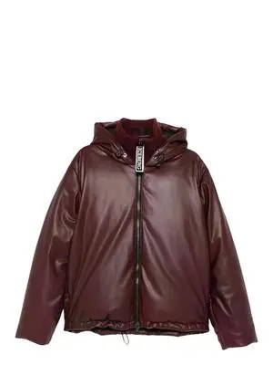 Iceberg Hooded Bomber Jacket - Red