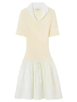 Claudie Pierlot Collared Mini Dress - Neutrals