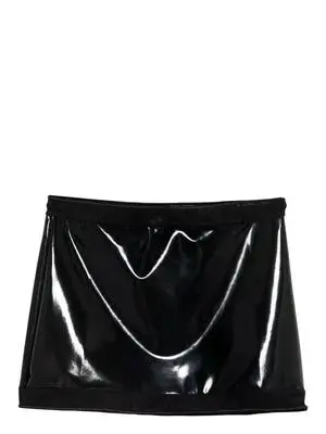 Oseree Mini Skirt - Black