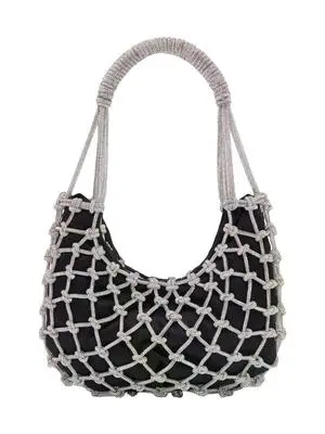Rosantica Nodi Crystal-embellished Tote Bag - Silver