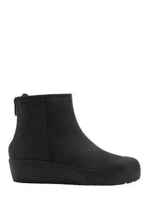 Bally Zip Leather Boots - Black