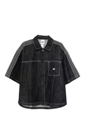 Adidas Striped Pocket Shirt - Blue
