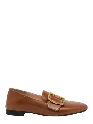 Bally Buckle Leather Pumps - Brown