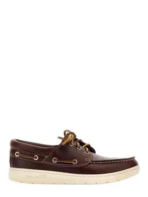 Timberland Leather Boat Shoes - Brown