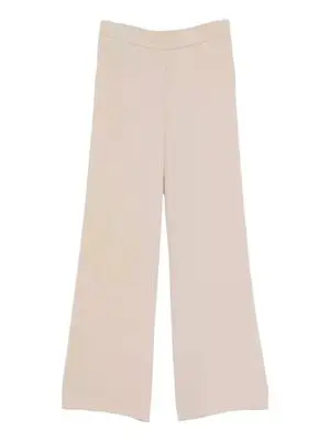 P.a.r.o.s.h Elasticated Wide Leg Trousers - Neutrals