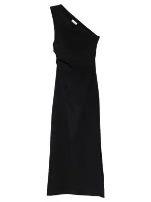 P.a.r.o.s.h One-shoulder Maxi Dress - Black